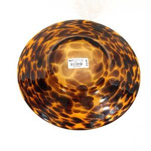 Pier 1 | Dining | Set Of 2 Nwt Pier Tortoise Shell Glass Plates | Poshmark